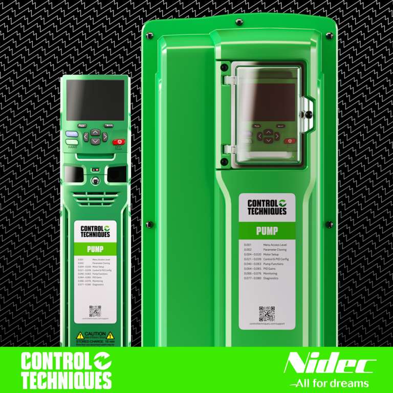 Nidec Pump Drive F600 - ตัวแทนจำหน่าย ออกแบบและติดตั้ง